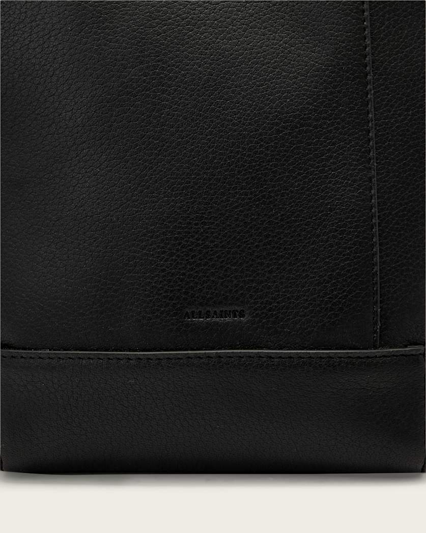 Alba Mini Leather Crossbody Bag Black | ALLSAINTS US